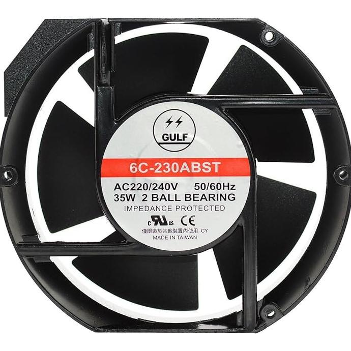 Jual 172X150X51Mm Brushless Tubeaxial Fan 220Vac Dual Ball Bearing ...