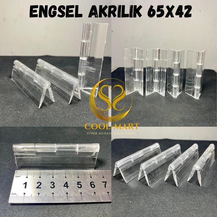 Jual ENGSEL ACRYLIC TRANSPARAN 25X33MM 30X33MM 45X33MM 42X65MM - 42X65 ...