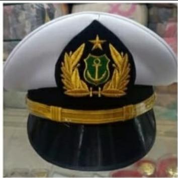Jual TOPI PET TARUNA PELAYARAN - putih emblem hi, 54 - Jakarta Pusat ...