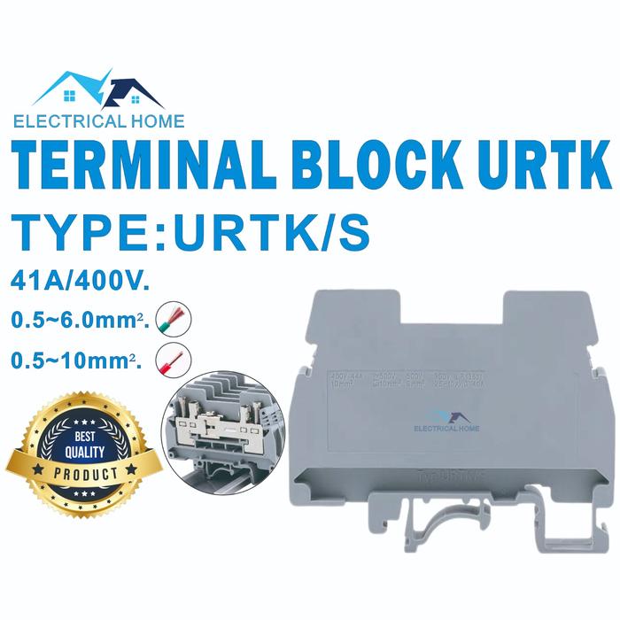 Jual General Test Terminal Block DISCONNECT URTK/S (0.5~6mm) 400V Din ...
