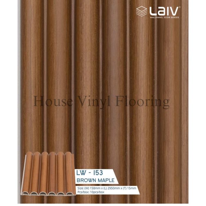 Jual wpc panel dinding laiV Icon series setengah lingkaran/batang - LW ...