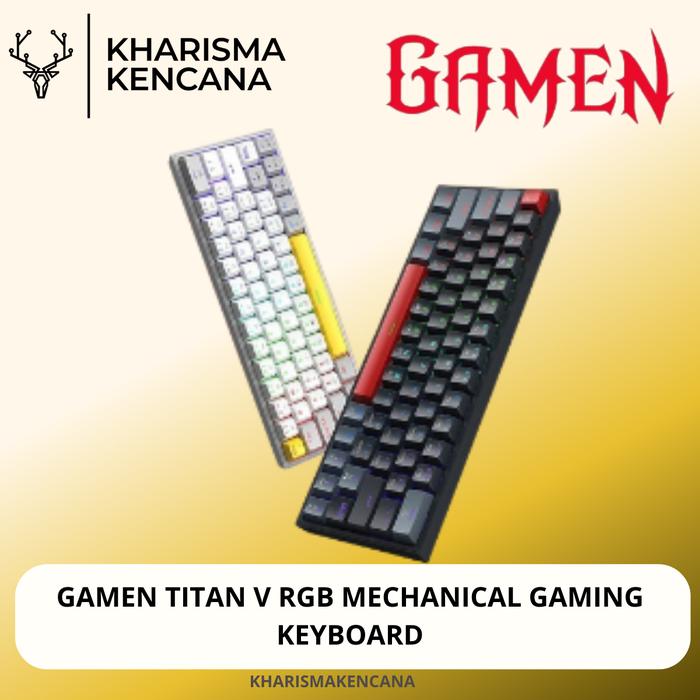 Jual GAMEN TITAN V RGB MECHANICAL GAMING KEYBOARD - Kota Malang ...