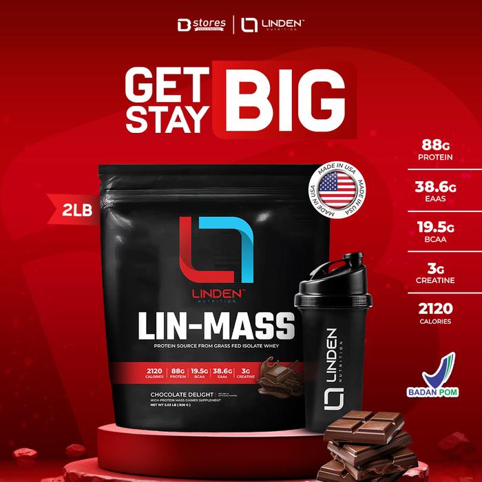 Promo LINDEN LINMASS Mass Gainer Isolate 2lb Bstores - - BSTORES ...