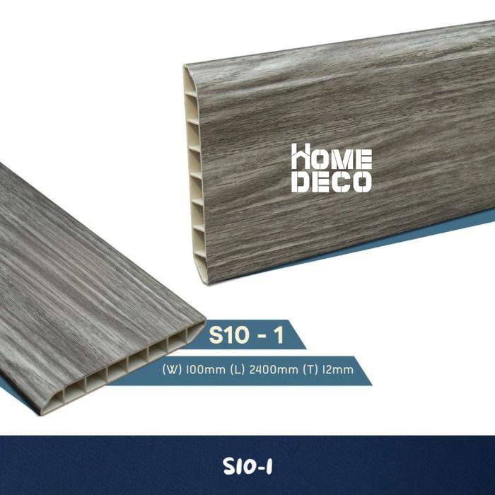 Jual LAIV List Plint Lantai PVC 10cm 8cm Lis Tembok Parkit Plank WPC Skirting List Flooring ...