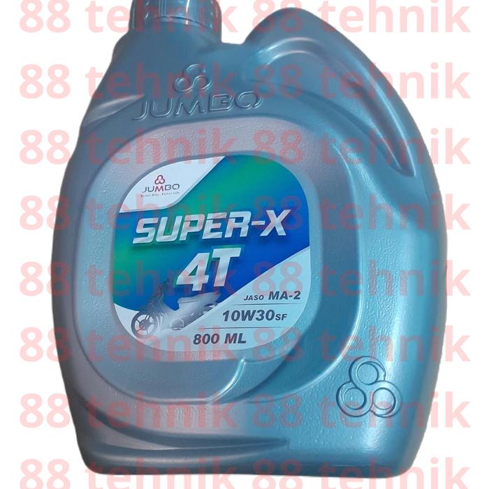 Jual OLI MESIN MOTOR JUMBO SUPER X 4T 800ML / OLI JUMBO MESIN MOTOR ...