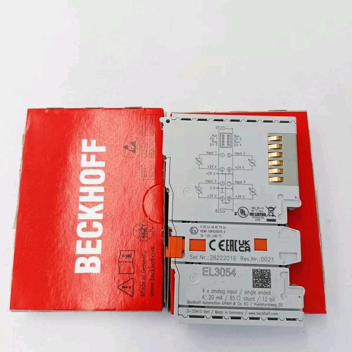 Jual Beckhoff EL3054 | EtherCAT Terminal, 4-channel analog input ...
