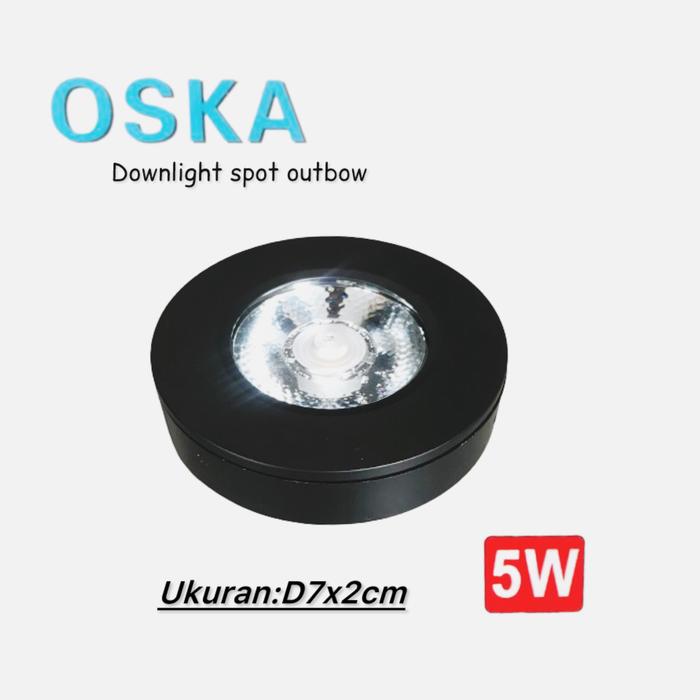 Jual Lampu Downlight Outbow Led 5 wat 220V/Oska Downlight spot led 5 ...