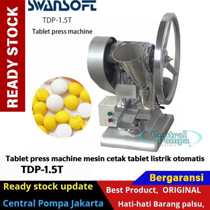 Jual TDP- 1.5T Tablet press machine mesin cetak tablet listrik otomatis ...