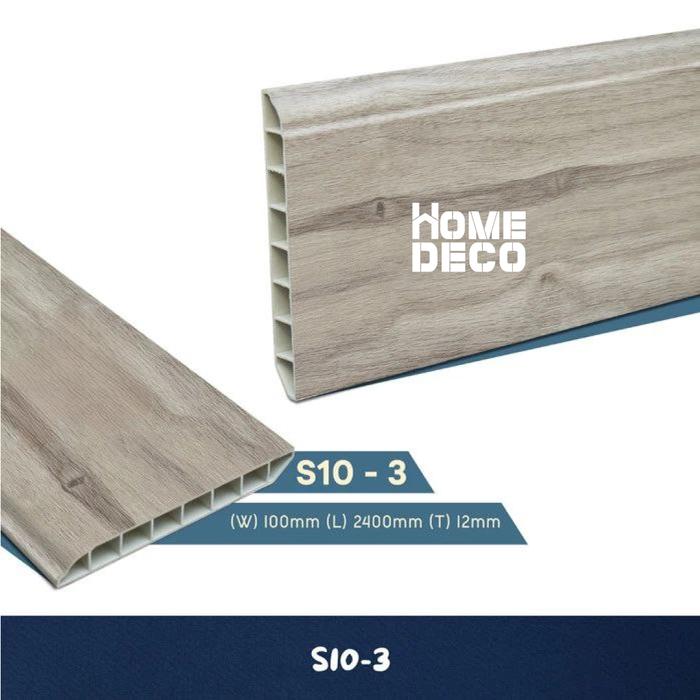 Jual LAIV List Plint Lantai PVC 10cm 8cm Lis Tembok Parkit Plank WPC ...