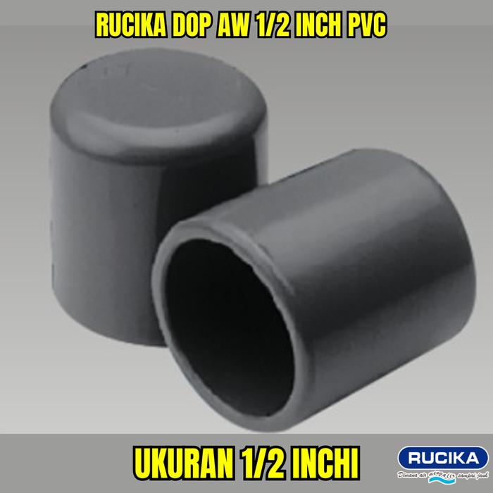 Jual Kap Tutup Pipa Dop Cap PVC AW Ukuran 1/2 Inchi PVC Paralon ...