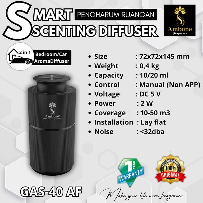 Promo Scenting mesin smart diffuser pengharum ruangan Ambune - GAS 40 ...
