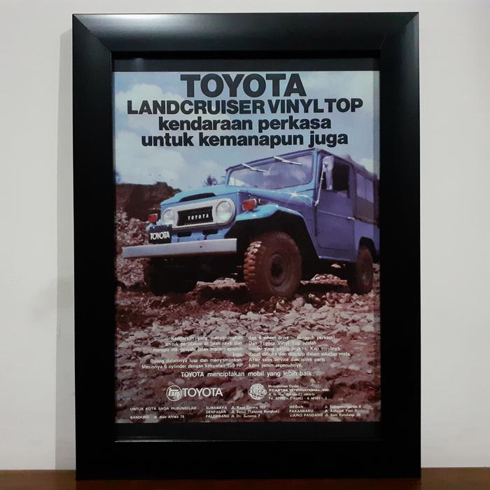 Jual Wall Decor Iklan TOYOTA LANDCRUISER - Poster Mobil JIP Lawas ...