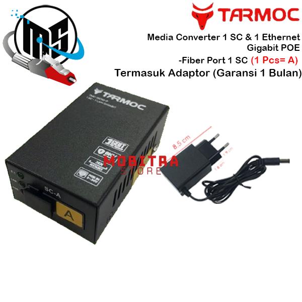 Jual Tarmoc TMC-1SC1G-P |1FO 1SC 1Lan Gigabit POE(5-24V) Media ...