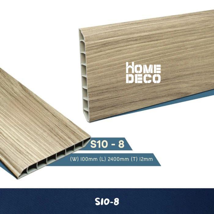 Jual LAIV List Plint Lantai PVC 10cm 8cm Lis Tembok Parkit Plank WPC ...