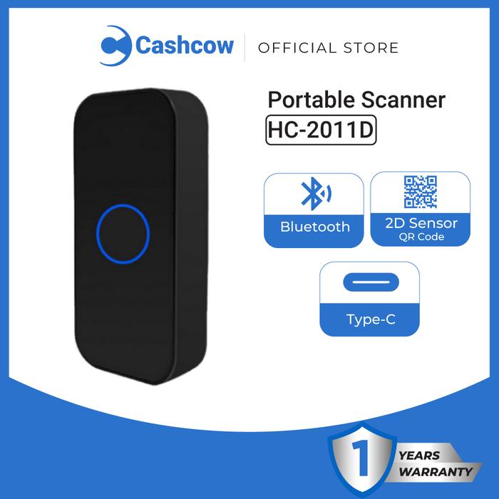 Promo Barcode Scanner Bluetooth 2D Portable Wireless QR Code CMOS ...