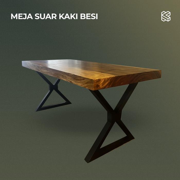 Jual Meja makan minimalis kayu solid trembesi suar - KITANATA - Kab ...