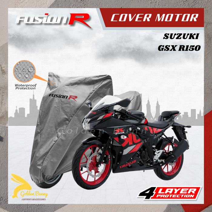Promo Fusion R Cover SUZUKI GSX R150 Motorcycle Cover 4 Layer ...