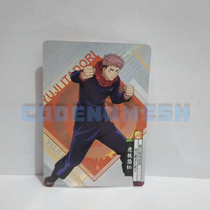 Jual Yuji Itadori SR 001 - Kartu Jujutsu Kaisen Kayou Card - Kota ...