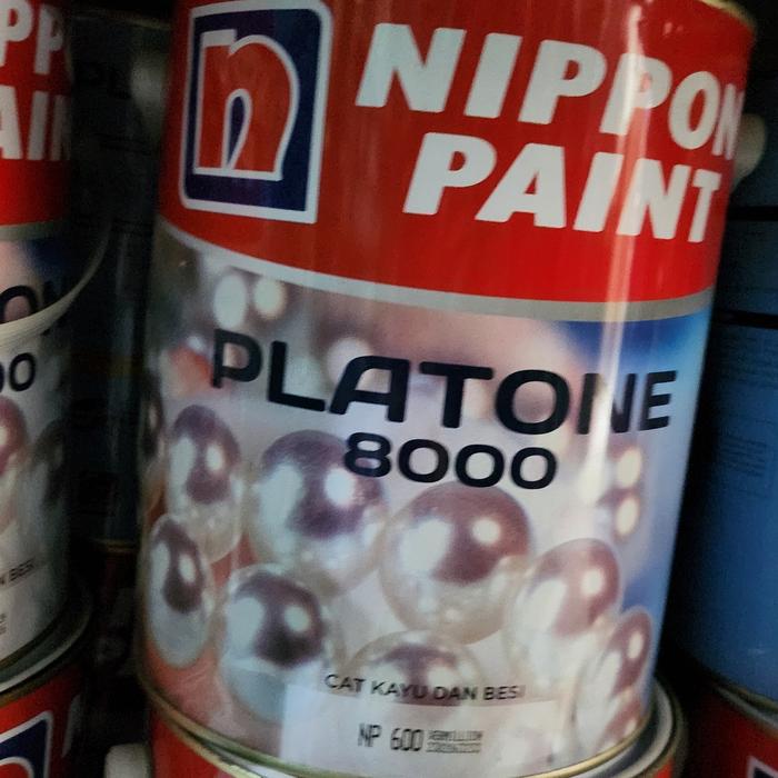 Jual Platone 8000 nippon paint cat minyak kayu dan besi synthetic galon ...