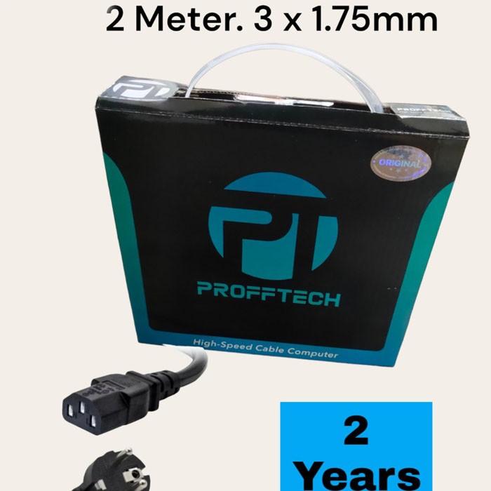 Jual Profftech Kabel Power CPU 2 Meter Tebal Ukuran Kabel CPU 2 Meter ...