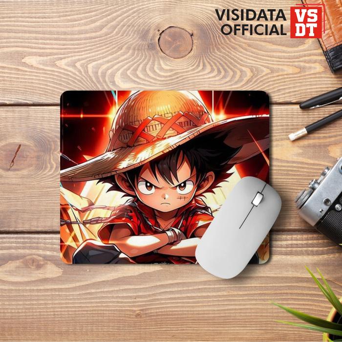 Jual MOUSEPAD Motif ANIME LUFFY ONE PIECE ANIME Mouse Pad LUFFY ONE ...