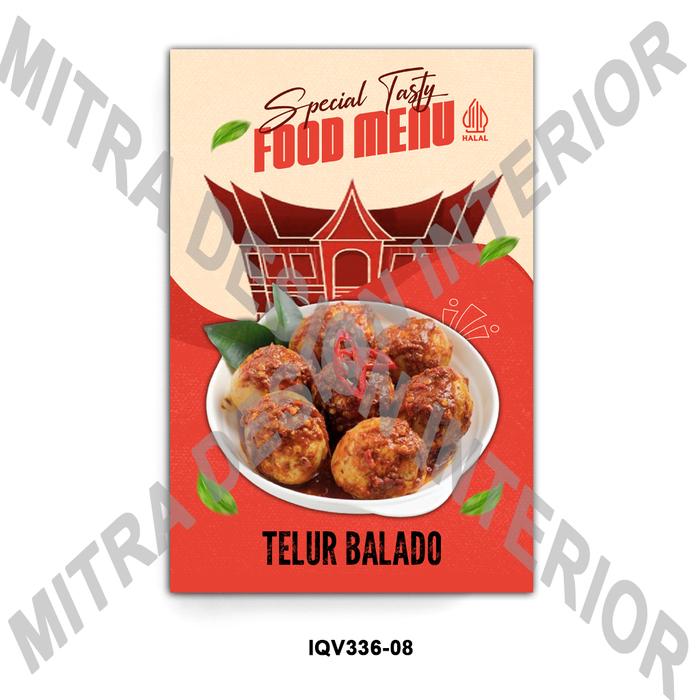 Jual Hiasan dinding rumah makan padang poster pajangan cafe nasi padang ...