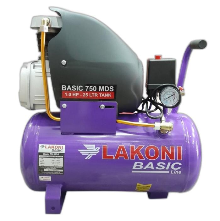 Jual Kompresor Udara Lakoni Basic 750 MDS 1HP 25Liter Kompresor Angin ...