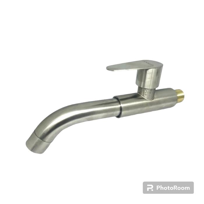 Jual Keran Tembok Panjang stainless 304 putar 360 -keran air wudhu ...