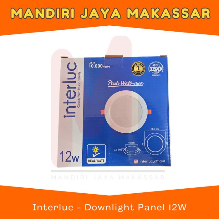 Jual Lampu Plafon LED 12W, Lampu Downlight LED, Putih, Interluc - Kota ...