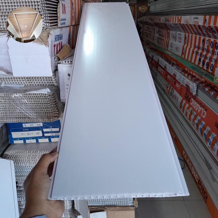 Jual Plafon PVC Shunda Pure White (Doff) PL. 08.004 - Jakarta Selatan - UTAMA JAYA PLAFON PVC ...