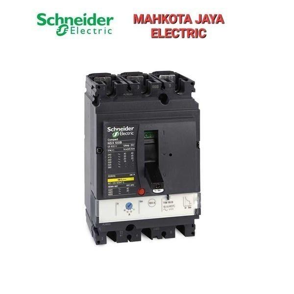 Jual SCHNEIDER MCCB CIRCUIT BREAKER COMPACT NSX100S 63A 3P 100KA TM63D ...