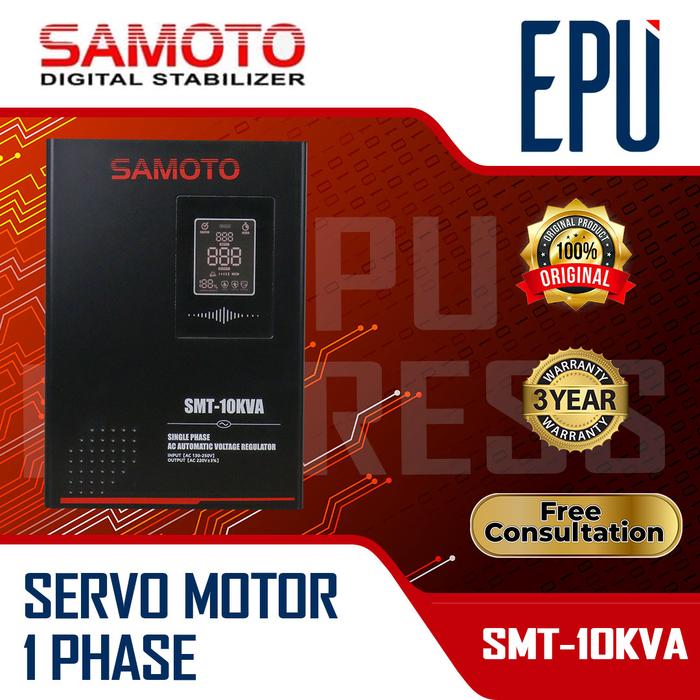 Promo Stabilizer Samoto 10KVA Stabiliser 10000VA Stavol Listrik SMT Avr ...