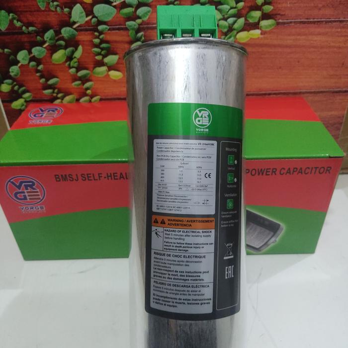 Jual Capacitor Bank VORGE 25Kvar Kapasitor VORGE 25 Kvar 415V 415 Volt garansi 2 tahun - Jakarta ...