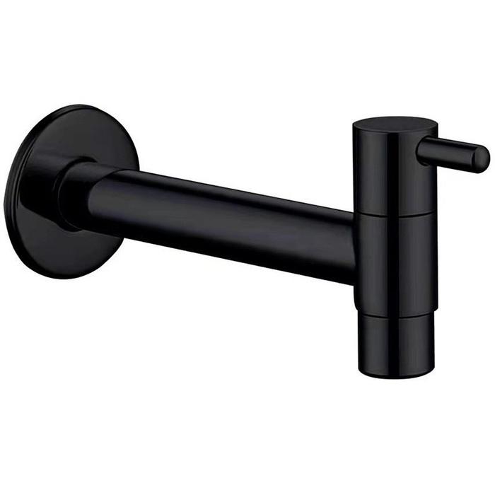 Jual Variasi Kran Tembok stainless 304 Panjang 20cm hitam stenles doof ...