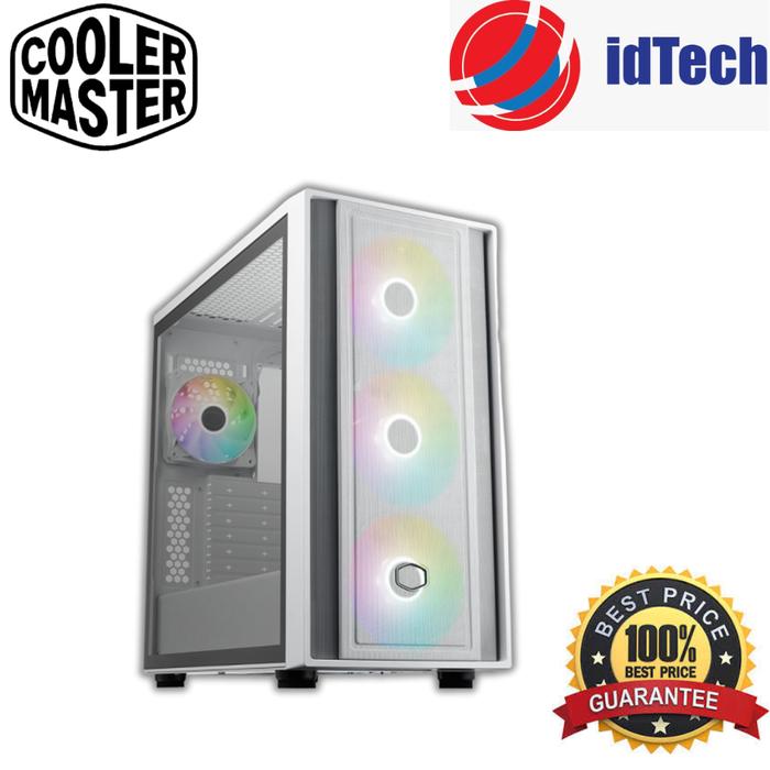 Jual Cooler Master Chassis MasterBox 600 White Mid Tower Powering Next ...