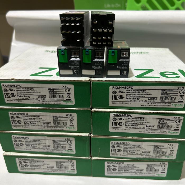 Jual RELAY SCHNEIDER RXM4AB2FD 110VDC 14 KAKI rxm4ab2fd 110v dc relay schneider ORIGINAL - Kota ...