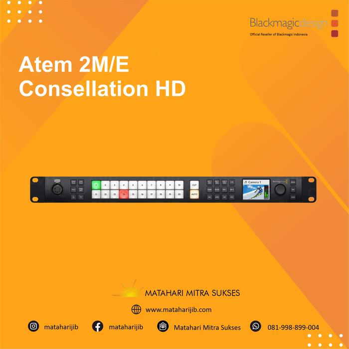Jual Blackmagic Design ATEM 2 M/E Constellation HD Live Production Switcher - Kota Surabaya ...