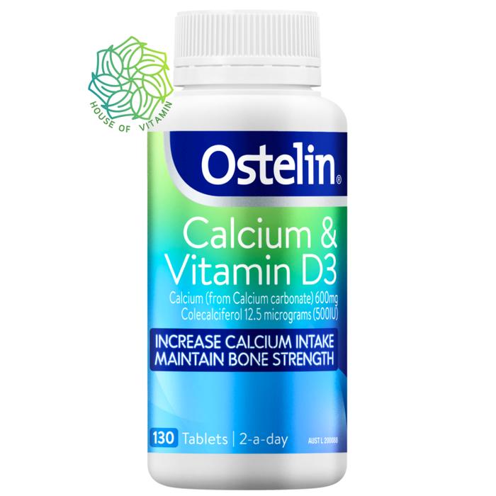 Jual Ostelin Calcium & Vitamin D3 130 Tablets 1000iu 300 Capsules Cal ...