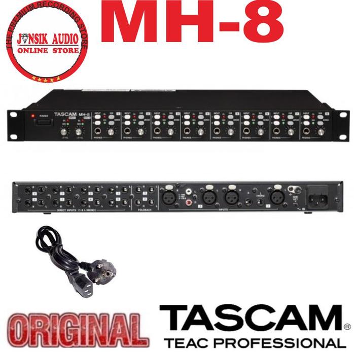 Jual Tascam MH-8 8-channel Headphone Amplifier Tascam MH8 - Jakarta ...