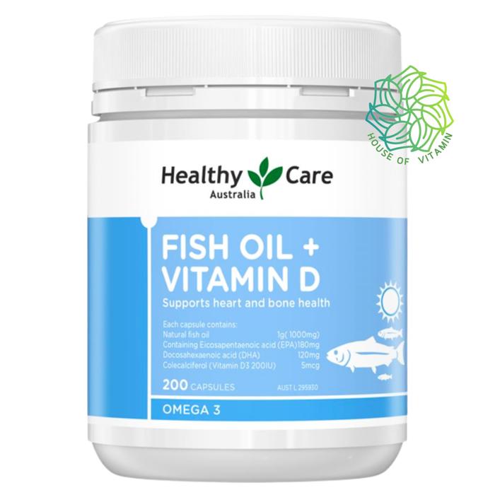 Jual Healthy Care Fish Oil + Vitamin D 200 Capsules Omega 369 3 6 9 Wild Krill 60 400 Kapsul ...