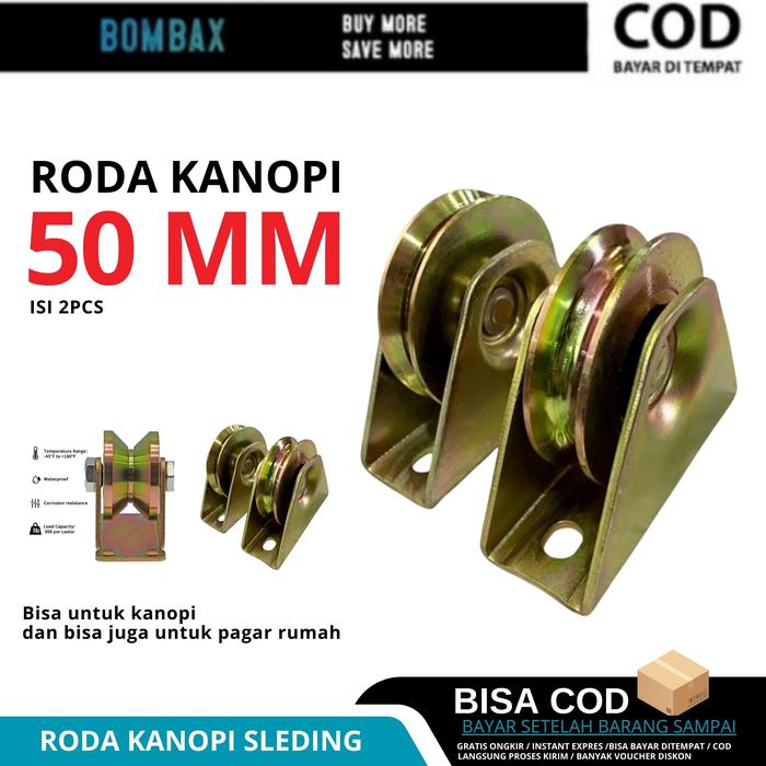 Jual Roda Kanopi Besi Roda Pagar Model U & V Roda Besi Kanopi Pagar ...