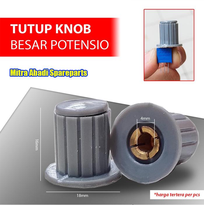 Jual Potentiometer POTENSIOMETER Trimmer Multiturn 0.5W 3296 KNOB BESAR ...