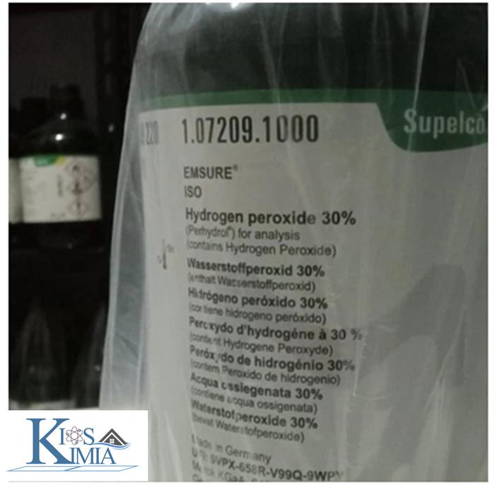 Jual Hidrogen peroksida 30%, hydrogen peroxide, H2O2 brand MERCK 1L ...