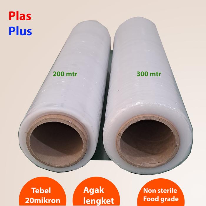 Jual Plastik Wrapping Plas Plus 200mtrx50 cm 20mikron Roll Besar ...