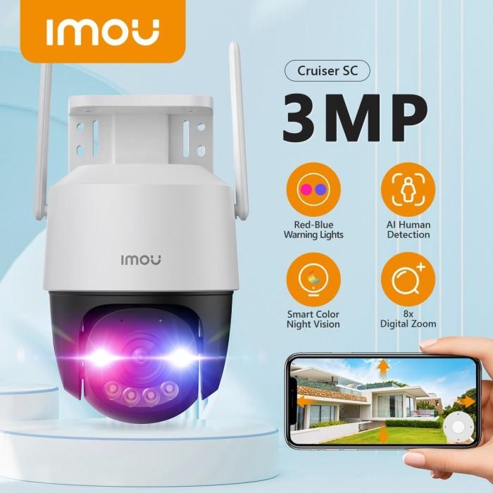 Jual CCTV IMOU Cruiser SC 3MP Pan Tilt Color Night Vision Two-way Talk ...
