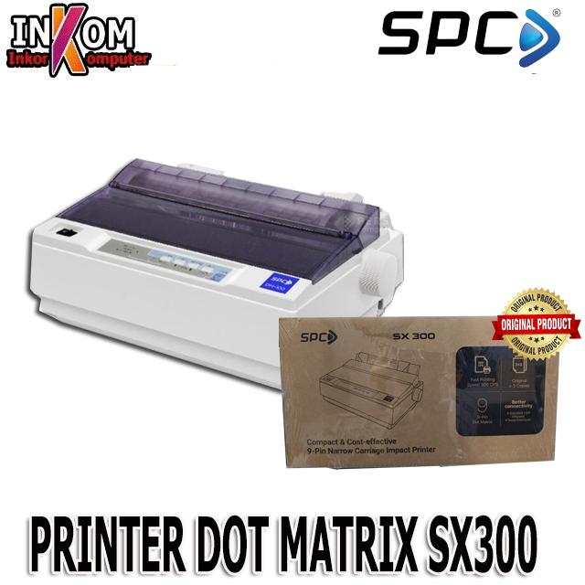 Jual Printer dot matrix sx300 SPC Printer kertas 9 Pin Printer Rangkap ...