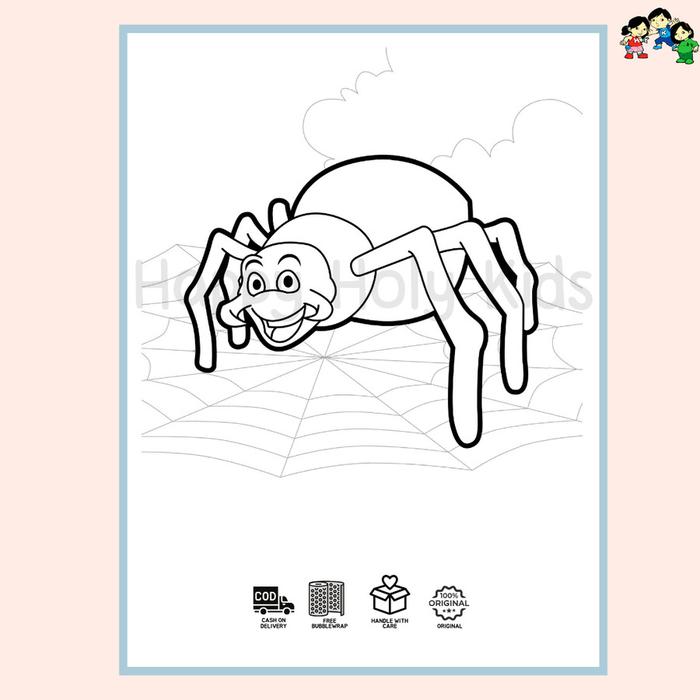 Jual Kertas Gambar Mewarnai Hewan Lucu-Lembar Aktivitas Mewarnai A4 ...