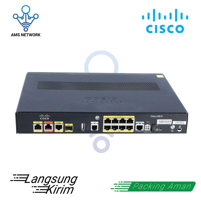 Promo Cisco 891F Gigabit Ethernet Security Router Cicil 0% 3x - Kab ...