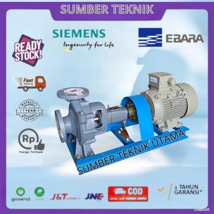 Jual Pompa Centrifugal EBARA 100x80 FSHA+Motor 30Kw 380V SIEMENS - Jakarta Barat - SUMBER TEKNIK ...