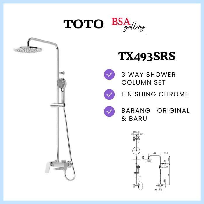 Jual SHOWER COLUMN TOTO TX493SRS / SHOWER TIANG TOTO ORIGINAL/ SHOWER MANDI - Kota Bandung ...